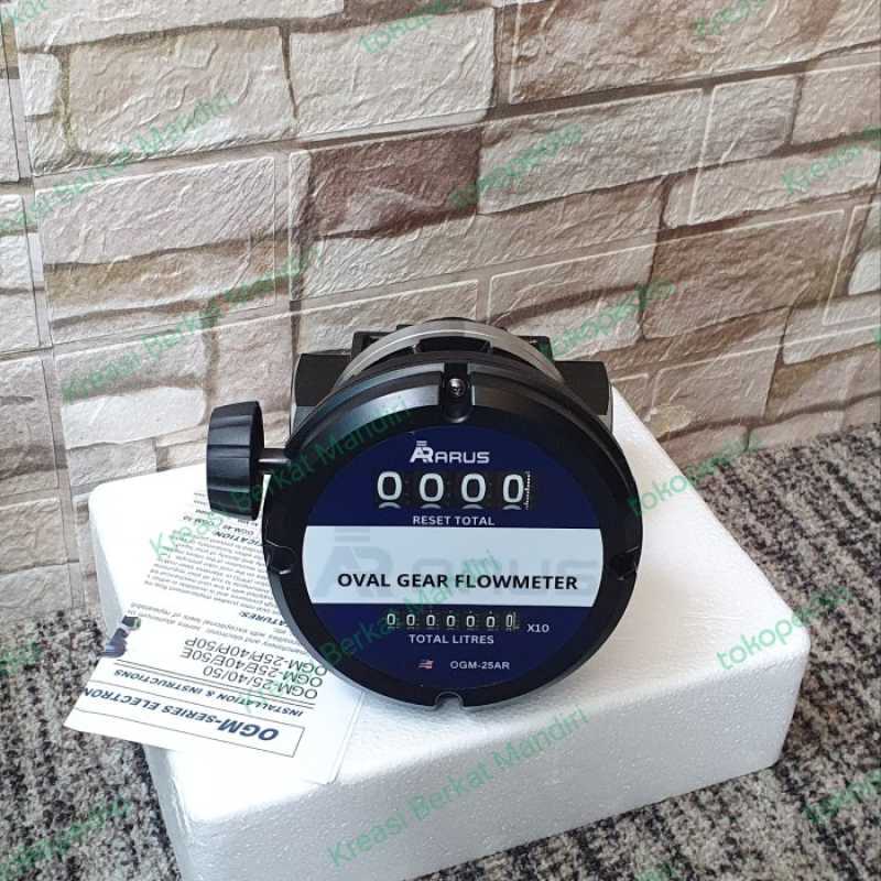 Promo Ogm-25 Analog 1 Inch / Flow Meter Ogm-25 (1 Inch) Oval Gear ...