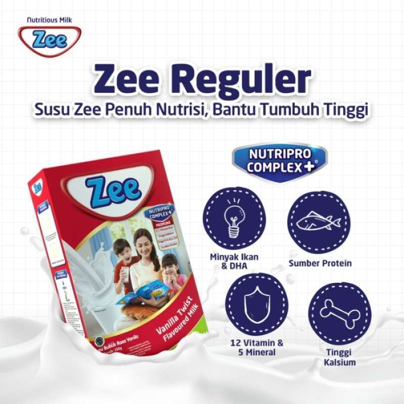 Jual Zee Reguler 350gr - Susu Pertumbuhan 3-12 Tahun Di Seller Berkah ...