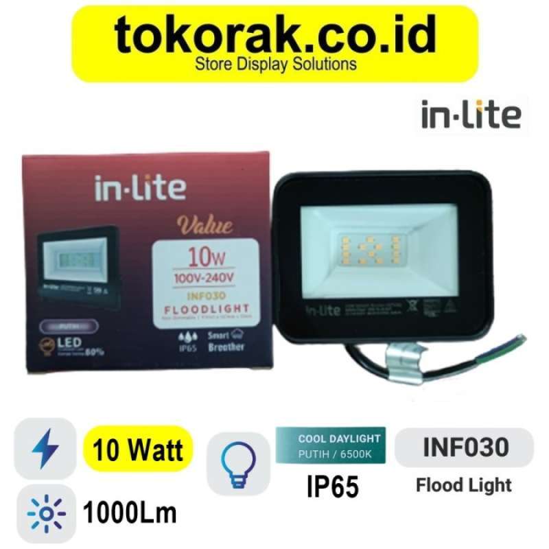 Promo Lampu Sorot Led In Lite Floodlight 10 20 30 50 100 Watt Inlite ...