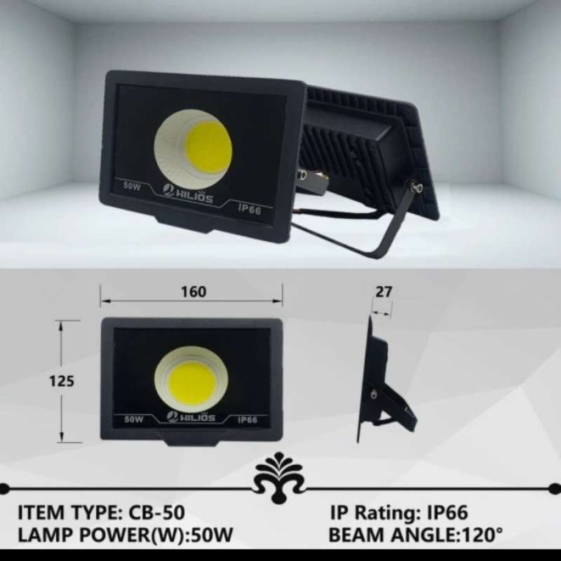 Promo Kap Lampu Sorot Led Watt Lampu Tembak Led Watt Aliteco Hilios Cob Diskon Di