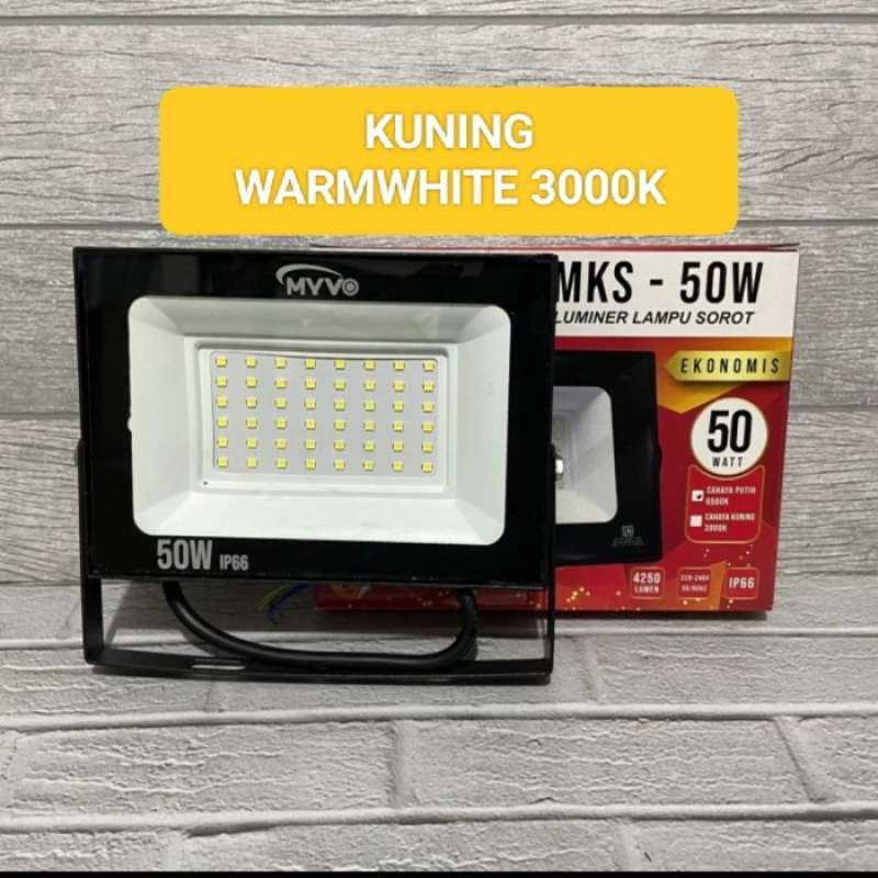 Promo Myvo Lampu Sorot Floodlight Led 50w 50 Watt Cahaya Kuning Warm ... Promo Myvo Lampu Sorot Floodlight Led 50w 50 Watt Cahaya Kuning Warm ...