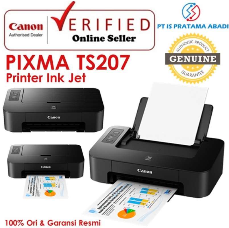 Promo Printer Canon Pixma Ts207 Garansi Resmi 2 Tahun Diskon 9% Di ...