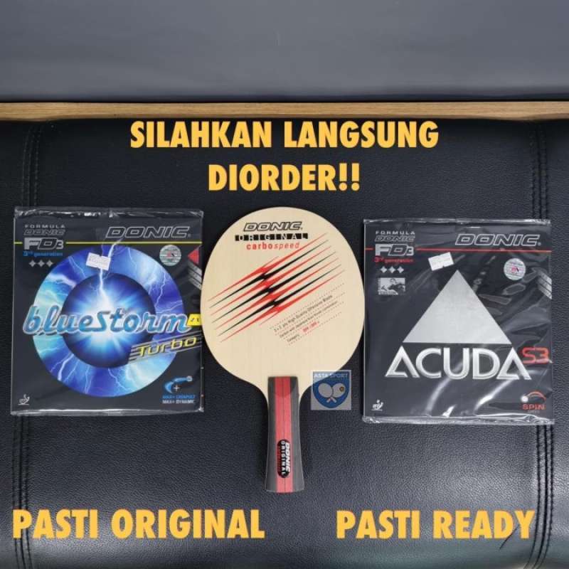 Promo Bat Tenis Meja Original Carbospeed Donic Germany Set Diskon 9% Di Seller Denant Store ...
