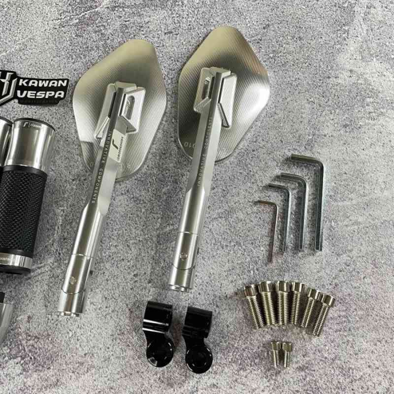 Promo Spion Rizoma Ellise + Handgrip Chrome Cnc Vespa Sprint Prima S Lx ...