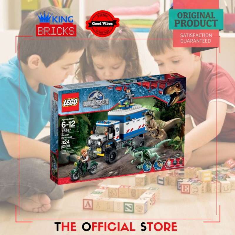 Jual Lego Original Jurassic World 75917 Raptor Rampage - Mainan Anak ...