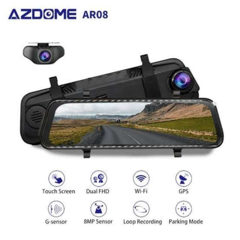 Promo Azdome Ar08 Mirror Dashcam + Biaya Instalasi Terbaik Diskon 4% Di ...