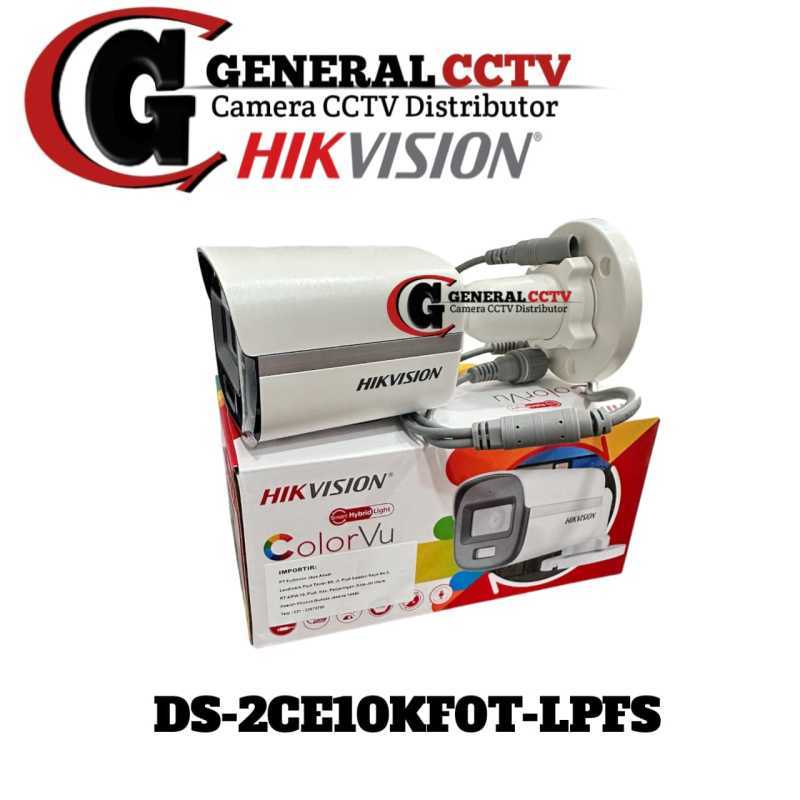 Jual Ds-2ce10kf0t-lpfs Hikvision 3k Colorvu Smart Hybrid Light Built In ...