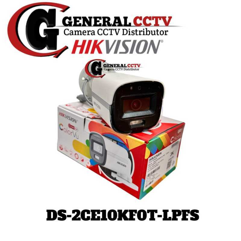 Jual Ds-2ce10kf0t-lpfs Hikvision 3k Colorvu Smart Hybrid Light Built In ...