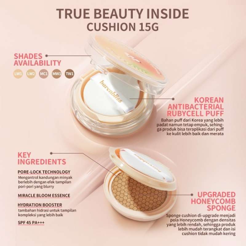 Promo Bnb Barenbliss Korean Bloomatte True Beauty Inside Cushion ...