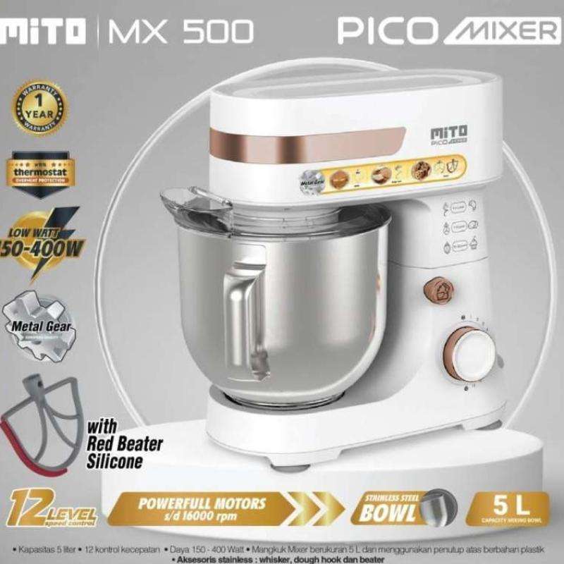 Jual Mito Stand Mixer Pico Mx 500 Pengaduk Adonan Kue 5 Lt Mx500 Di ...
