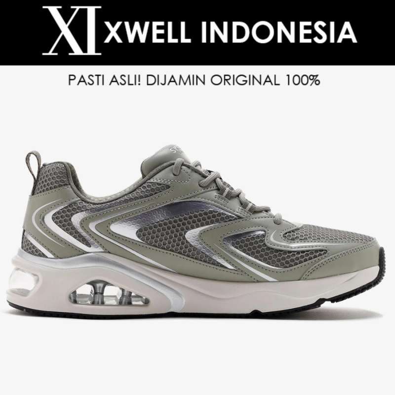 Promo Sepatu Skechers Tres Air Uno Vision Grey Original 183075sage ...