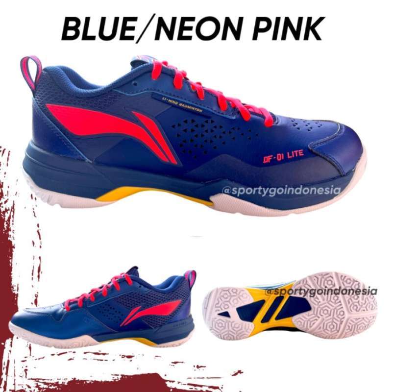 Promo Sepatu Badminton Lining Df-01 Lite Original / Li-ning Shoes Df01 ...