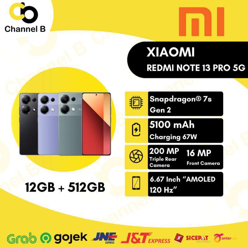 Jual Xiaomi Redmi Note 13 Pro 5g [ 12gb / 512gb ] Smartphone - Garansi ...