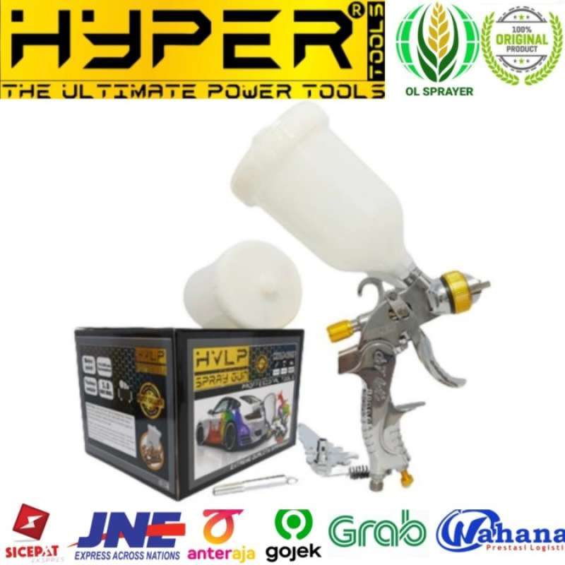 Promo Hyper Spray Gun Hvlp Semtan Angin Cat Hyper Tabung Atas 600cc ...
