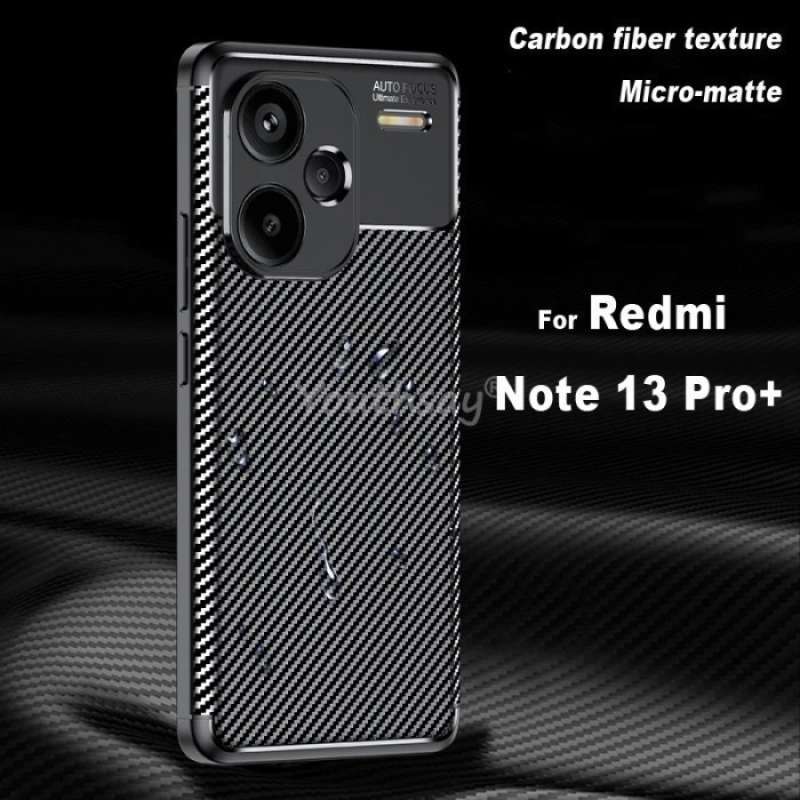 Jual Softcase Redmi Note 13 4g 13 Pro Plus 5g Full Carbon Fiber ...