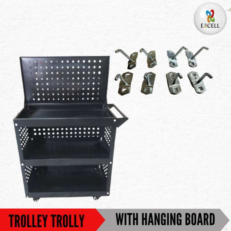 Promo Trolley Trolly Troli Bengkel Lemari Rak Kerja Perkakas Tools ...
