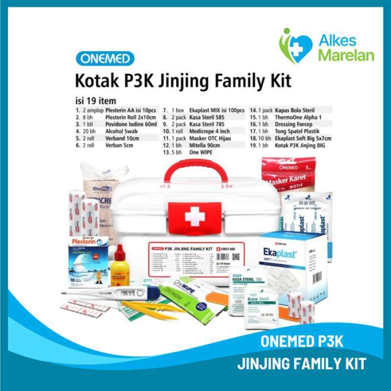 Jual Onemed - Kotak P3k Jinjing Family Kit / Tas P3k Komplit Di Seller ...