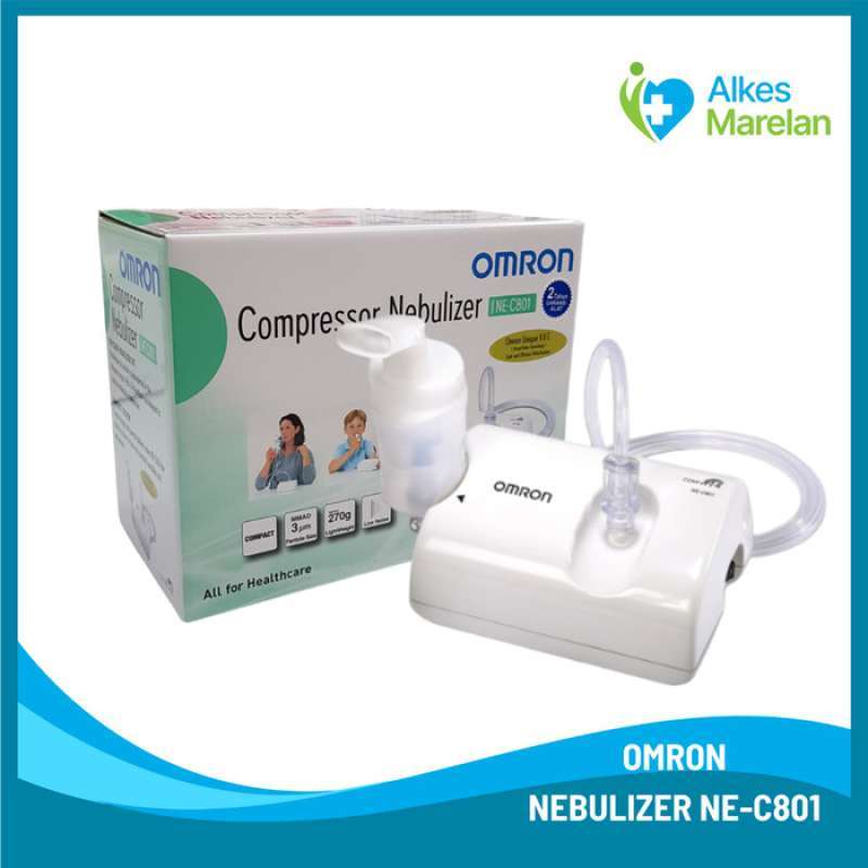 Jual Omron - Nebulizer Ne-c801 / Alat Bantu Pernafasan / Alat Terapi Uap Di Seller Alkes Marelan ...