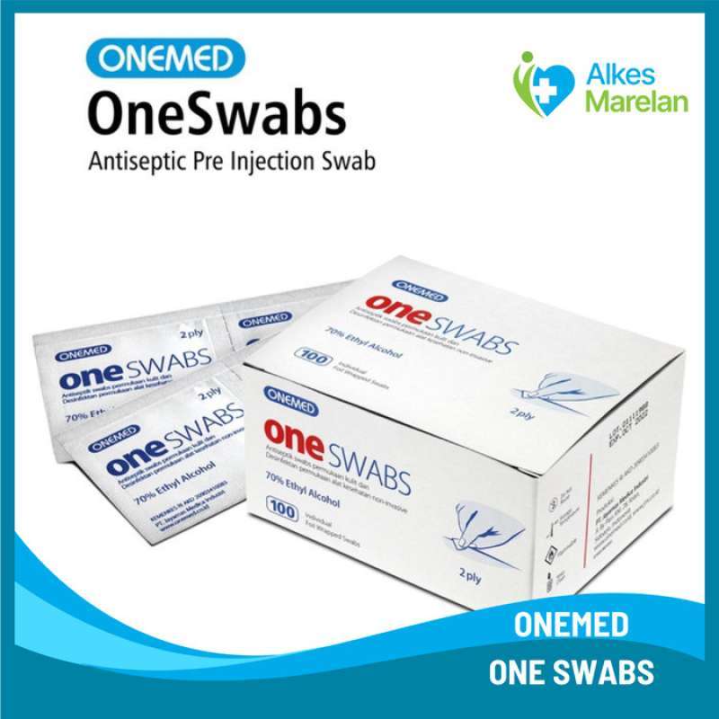 Jual Onemed - Alcohol Swab / One Swabs / Tissue Kertas Alkohol Di ...
