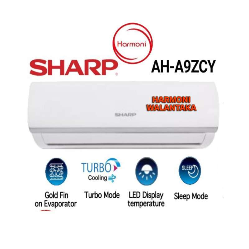 Promo Ac Sharp 1 Pk Ah-a9zcyn Turbo Cooling Diskon 30% Di Seller Toko ...