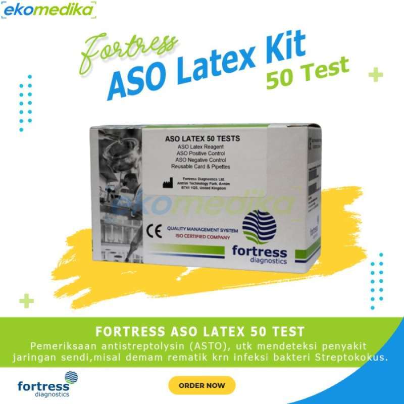 Promo Fortress Aso Latex Kit 50t / Reagen Asto Latex Kit Fortress ...