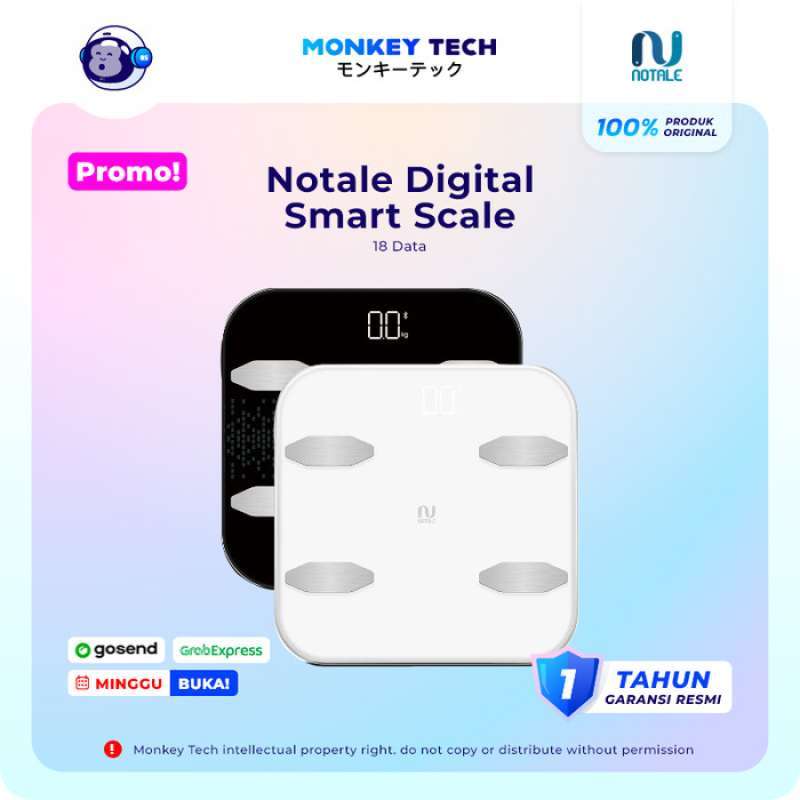 Promo Mi Smart Scale 2 - Body Fat Composition Scale 2 Timbangan Badan ...
