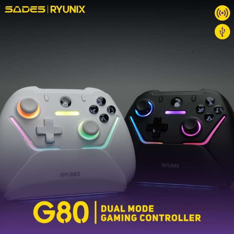 Jual Ryunix G80 / G 80 Gamepad Hall Effect Dual Mode Gaming Controller Original Di Seller Gap ...