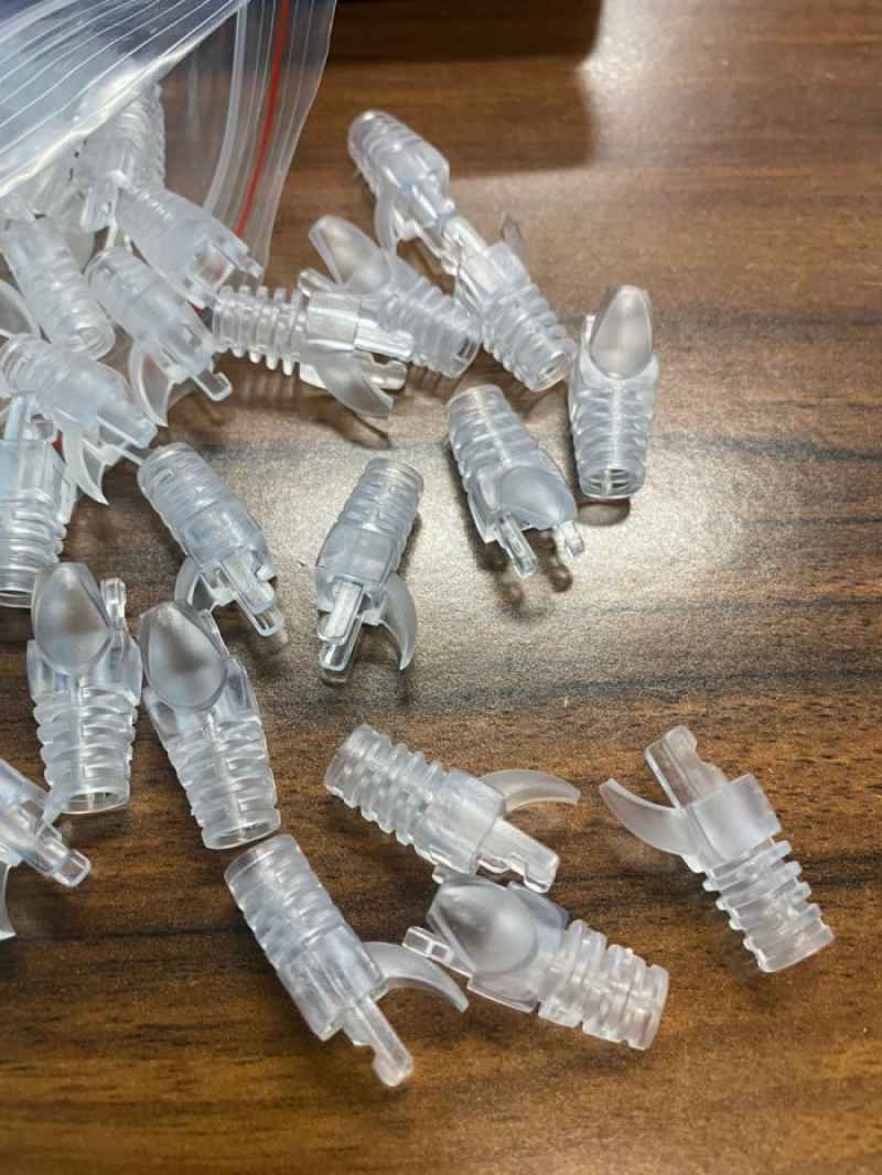 Jual Plugboot Konektor Rj45 Bening Kondom Konektor Cat.5e Cat.6 Di ...