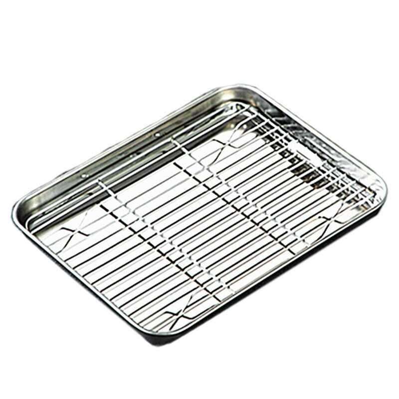 Jual Nlslasi Loyang Nampan Baking Sheet Tray Rack Removable Stainless ...