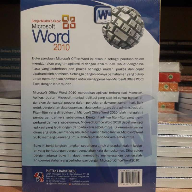 Jual Buku Belajar Mudah & Cepat Ms Word 2010 Di Seller Belik Ilmu - Rejowinangun, Kota ...