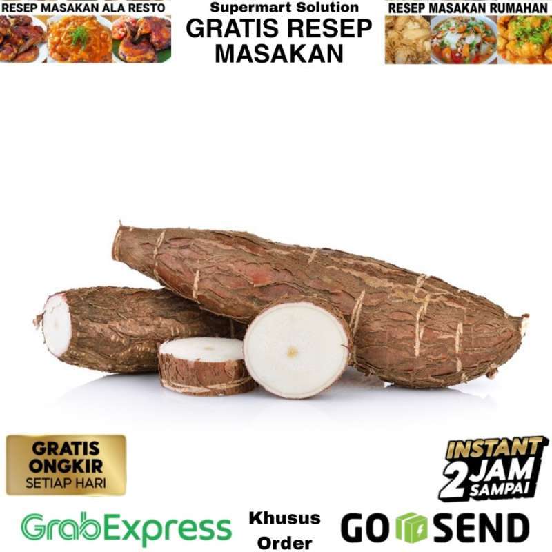 Jual Singkong / Umbi Singkong / Sampeu 1kg Di Seller Supermart Solution ...