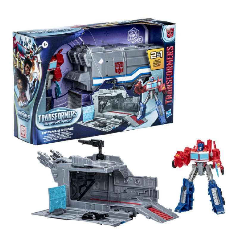 Promo Transformers Generations Optimus Prime Battle Base Trailer Pack ...