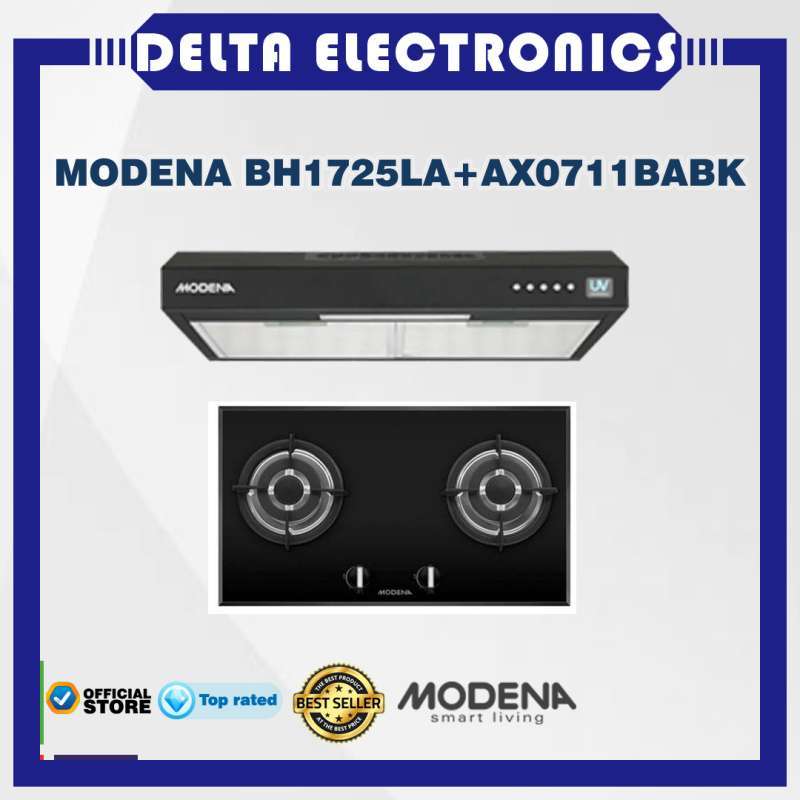 Jual Modena Bundling Bh1725la + Ax0711babk Kompor Tanam Gas + Cooker ...