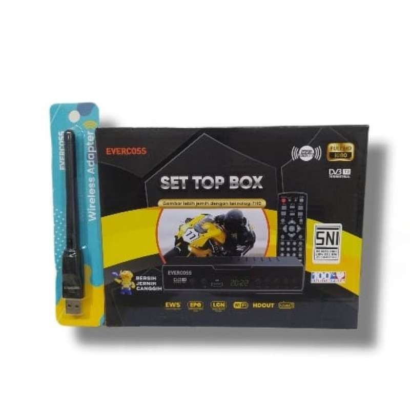 Promo Evercoss Set Top Box Stb Mega Box - Stb Max Hdmi Diskon 27% Di ...