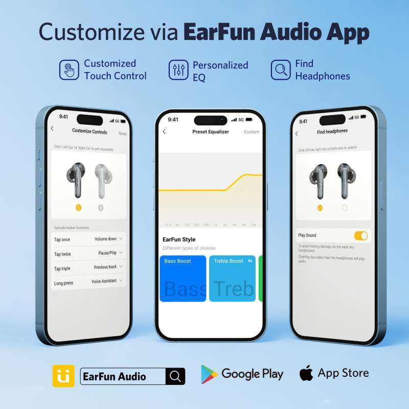 Promo Earfun Air 2 - Black - Hi-res Ldac Budget Tws With App Support ...