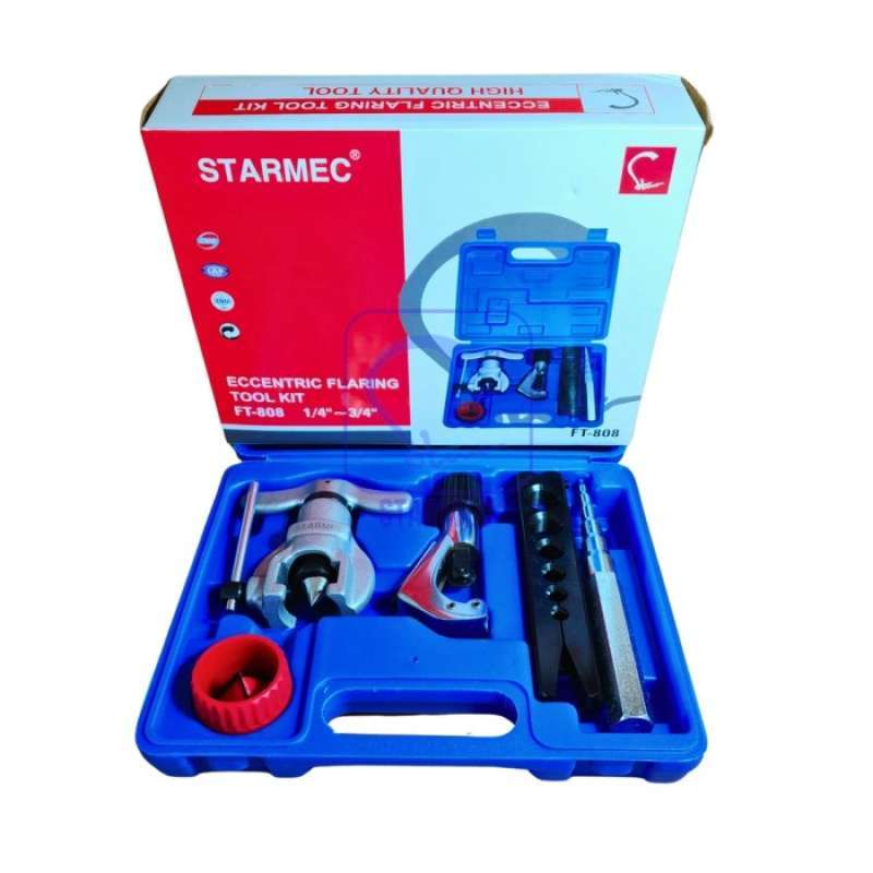 Promo Flaring Tool Pipa Ac Kit 808 + Reamer Cutter Swaging Punch ...