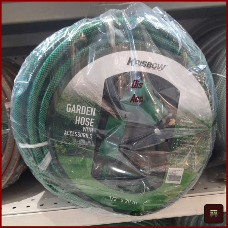 Promo Krisbow Selang Air Dan Kepala Selang 1/2 Inci X 20 Mtr - Hijau Diskon 50% Di Seller ...