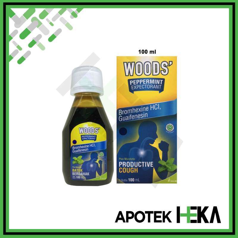 Promo Woods Peppermint Expectorant - Sirup Obat Batuk Berdahak - 100 Ml ...