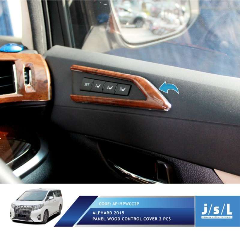 Promo Jsl Panel Kontrol All New Alphard Control Panel Cover Wood Diskon ...