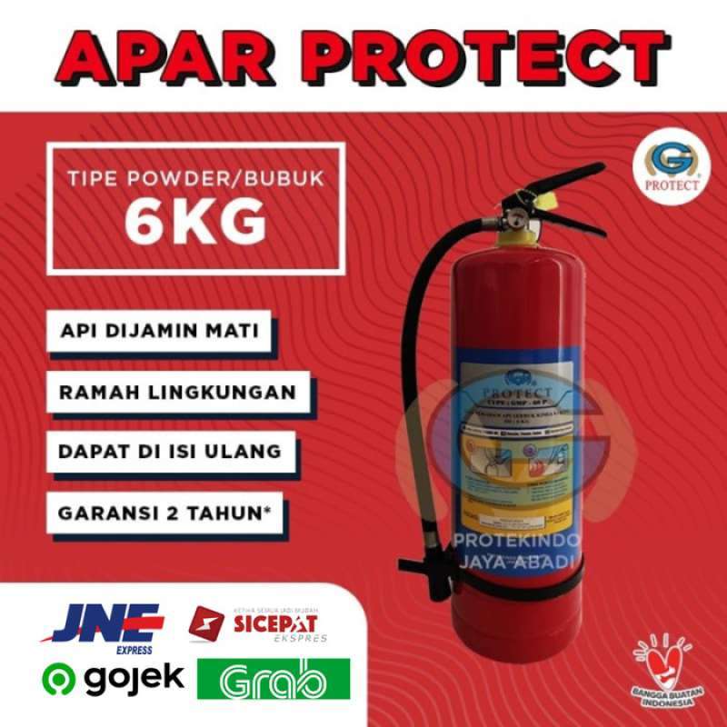 Promo Apar 6kg Tect / Apar Powder 6 Kg / Alat Pemadam Api / Tabung Apar ...