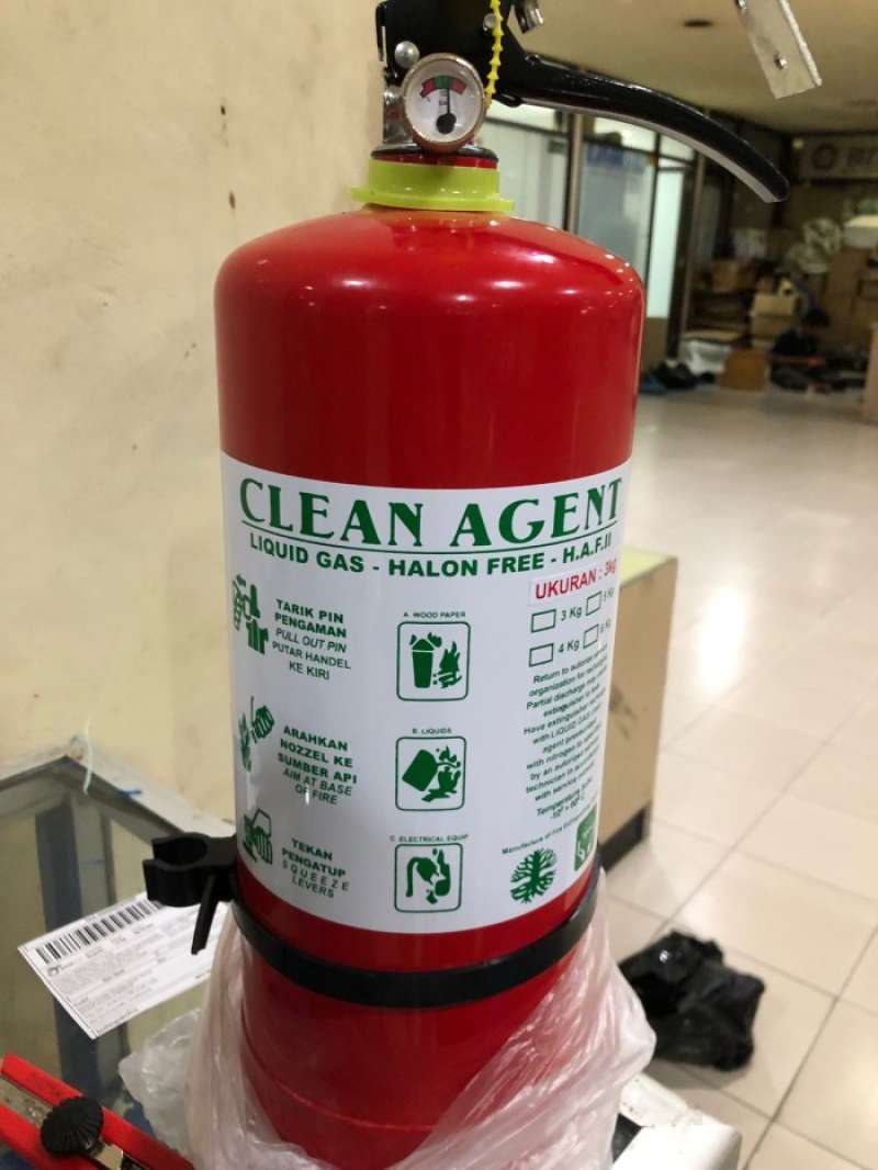 Promo Apar Clean Agent / Bravvo 3 Kg Hatrone Liquid Gas Bersih Af11 ...