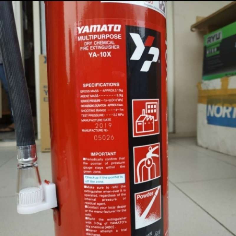 Promo Apar Yamato Ya-10 X 3kg Dcp Powder Fire Extinguisher Diskon 23% Di Seller Darmaroca ...
