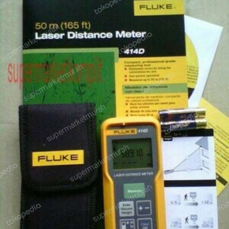Promo Meteran Laser Digital Fluke 414d (indoor/outdoor) Jarak Hingga ...