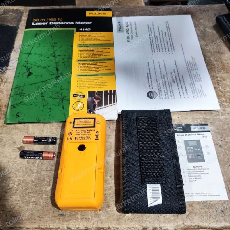Promo Meteran Laser Digital Fluke 414d (indoor/outdoor) Jarak Hingga ...