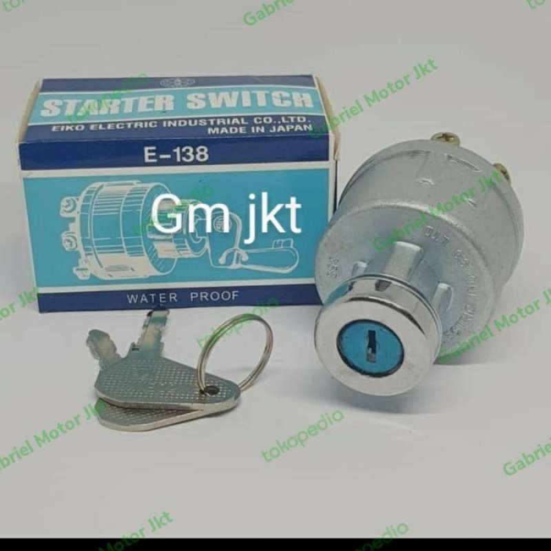 Promo Kunci Kontak/switch Starter Eiko E-138 Kaki 6 Pin Model Baut ...