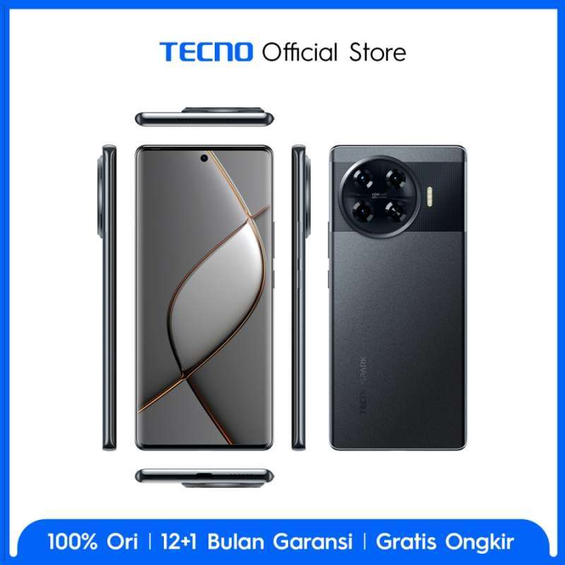 Jual Tecno Spark 20 Pro Plus 8+8gb|256gb Layar Amoled Garansi Resm - Hitam Di Seller 3 Ros ...