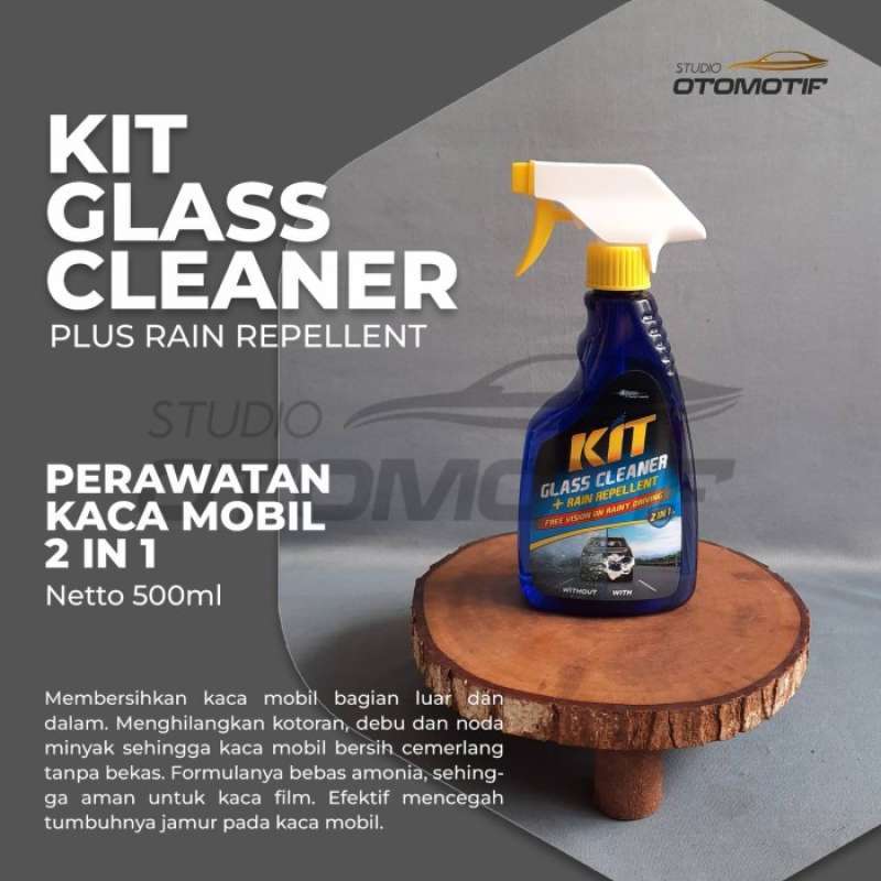 Jual Kit Glass Cleaner Rain Repellent Pembersih Kaca Mobil 500ml Di ...