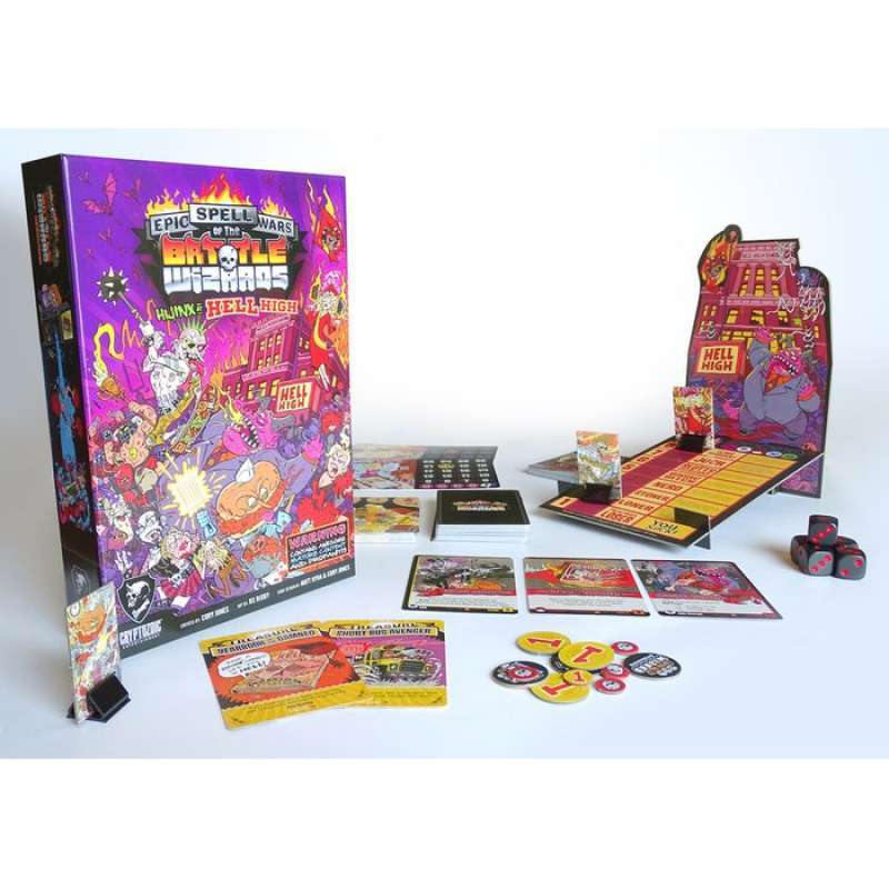 Promo Epic Spell Wars Of The Battle Wizards: Hijinx At Hell High Board ...