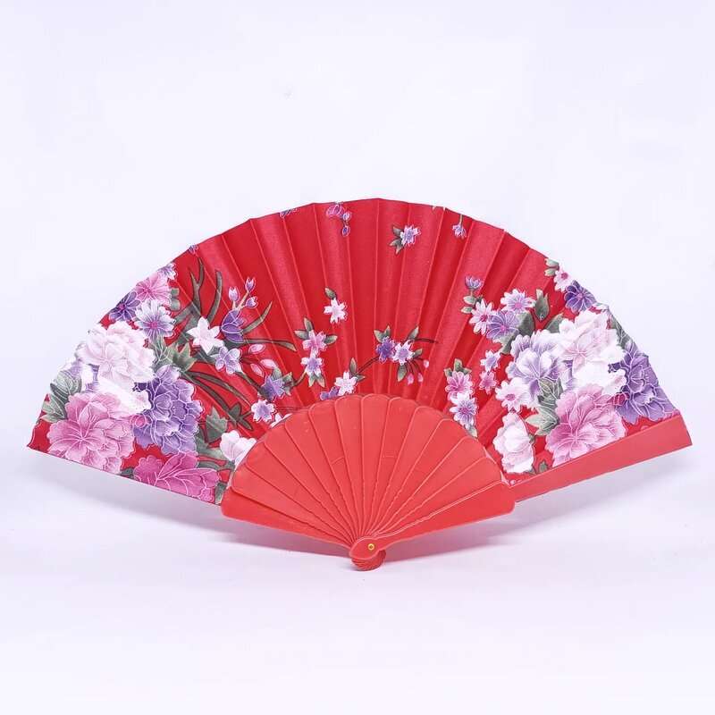 Jual Kipas Plastik Warna Motif Bunga Kipas Satin Kipas Tari Kipas ...