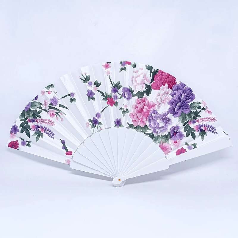 Jual Kipas Plastik Warna Motif Bunga Kipas Satin Kipas Tari Kipas ...